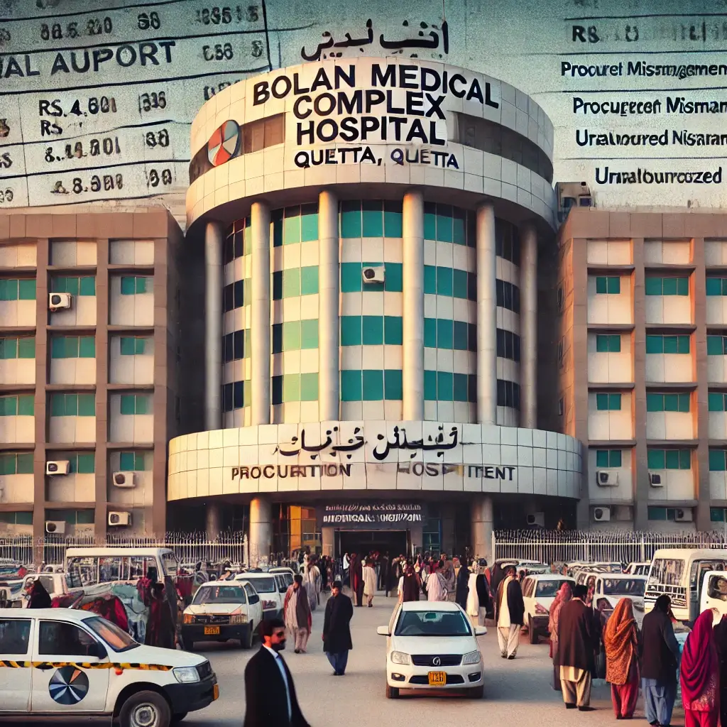 Bolan Medical Complex Faces Rs. 4.45 Billion Financial Irregularities Over Five Years • Quetta ...