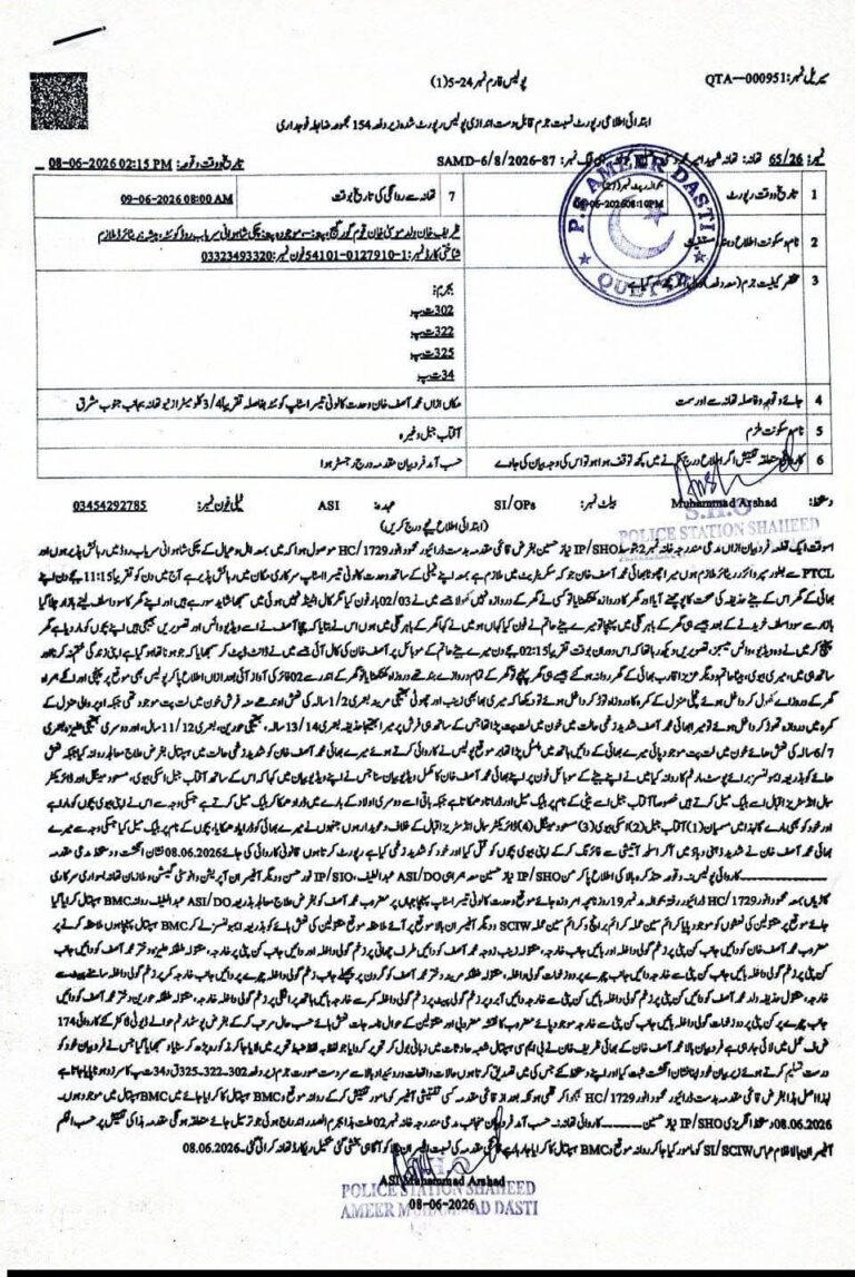 Quetta Wahdat Colony Tragedy: FIR Registered, 2 Arrested After Six ...